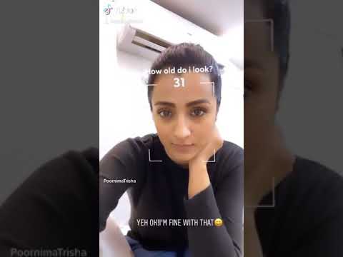 Trisha Krishnan Age Challenge