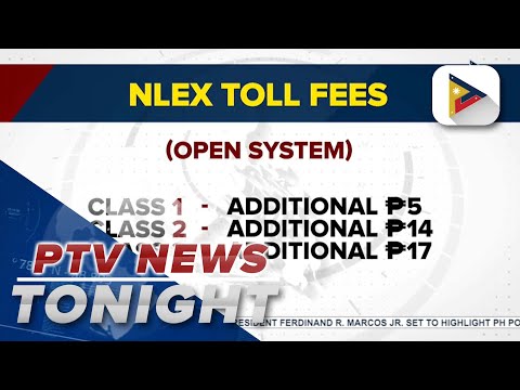 NLEX toll rates to go up beginning June 4