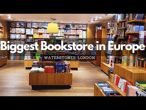 Biggest Bookstore in Europe! Waterstones, Piccadilly London 🇬🇧