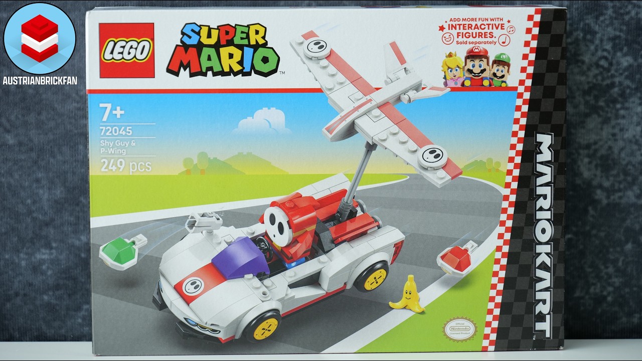 LEGO Super Mario 72045 Mario Kart : Shy Guy & P-Wing - LEGO Speed Build Review
