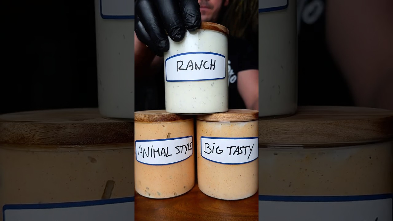 The trick of the 3 famous American sauces but homemade