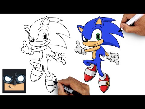 How To Draw Sonic the Hedgehog | Drawing Tutorial (Step by Step)