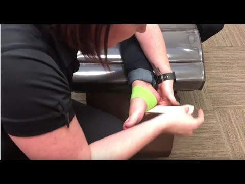 Foot Arch & Navicular KT Kinesiology Taping @ Pro Chiropractic in Bozeman, MT