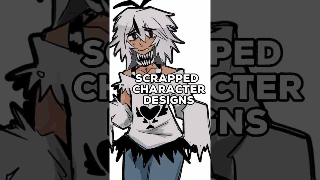 looking at scrapped character designs
