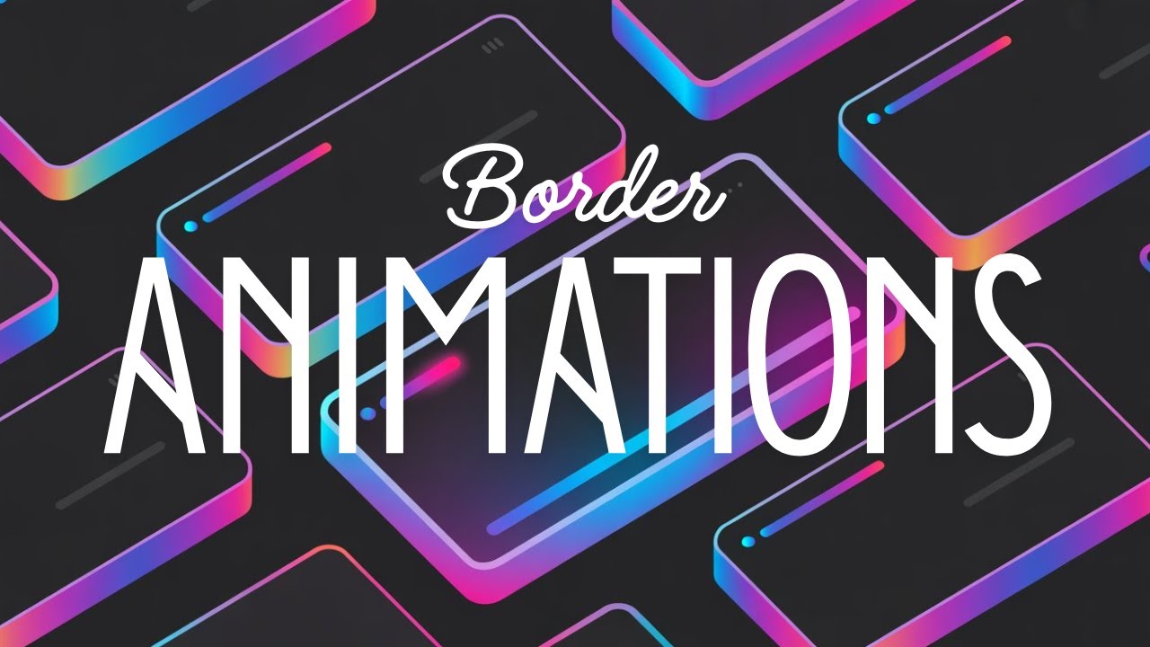 9 Stunning CSS Border Animation Examples | Modern UI Effects (CodePen Showcase)