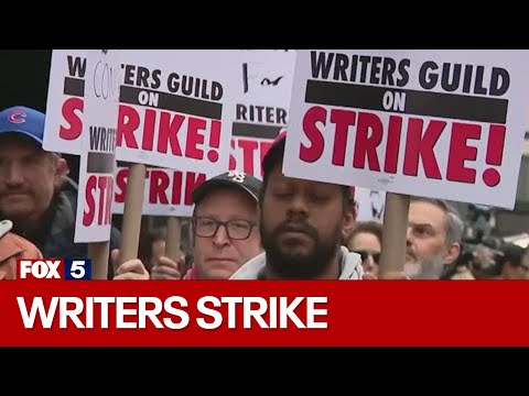 Hollywood writers go on strike
