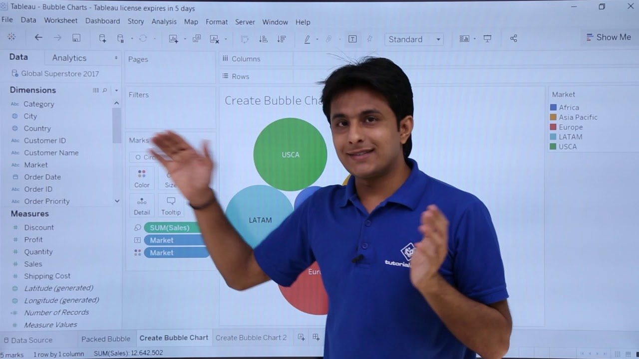 Tableau - Bubble Charts