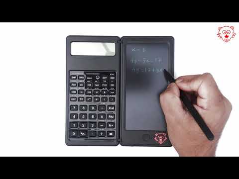5.5 inch LCD writing pad (e-writer) with Scientific Calculator by BeaverPad Canada