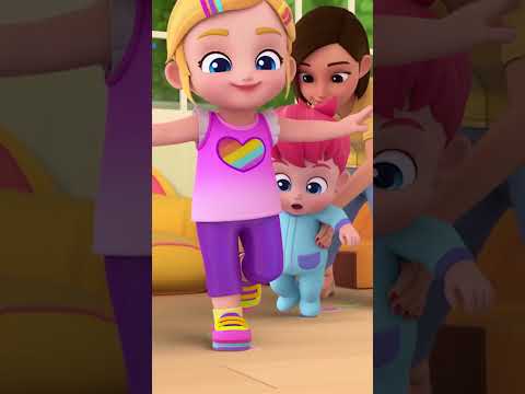 Walking Walking Hop Hop | #rhymes #babyrhymes #babysongs #nurseryrhymes #kidssong #funrhymes #kidstv