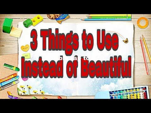 3 Things to Use Instead of Beautiful | #shorts