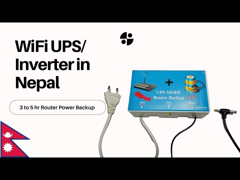 WiFi Router Inverter/UPS - Power Backup up to 3 to 5 hr | Best Budget WiFi Router Backup in Nepal
