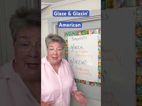 Glaze and Glazin' American Slang #english #american #languagelearning #englishlearning #slang