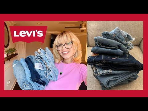 MY LEVI'S COLLECTION TRY ON | JEANS AND JACKETS