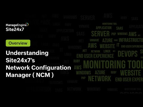 Network Configuration Management with Site24x7