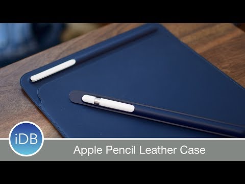 Apple's New Leather Case for Apple Pencil Prevents Rolling & Broken Tips