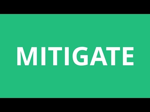 How To Pronounce Mitigate - Pronunciation Academy