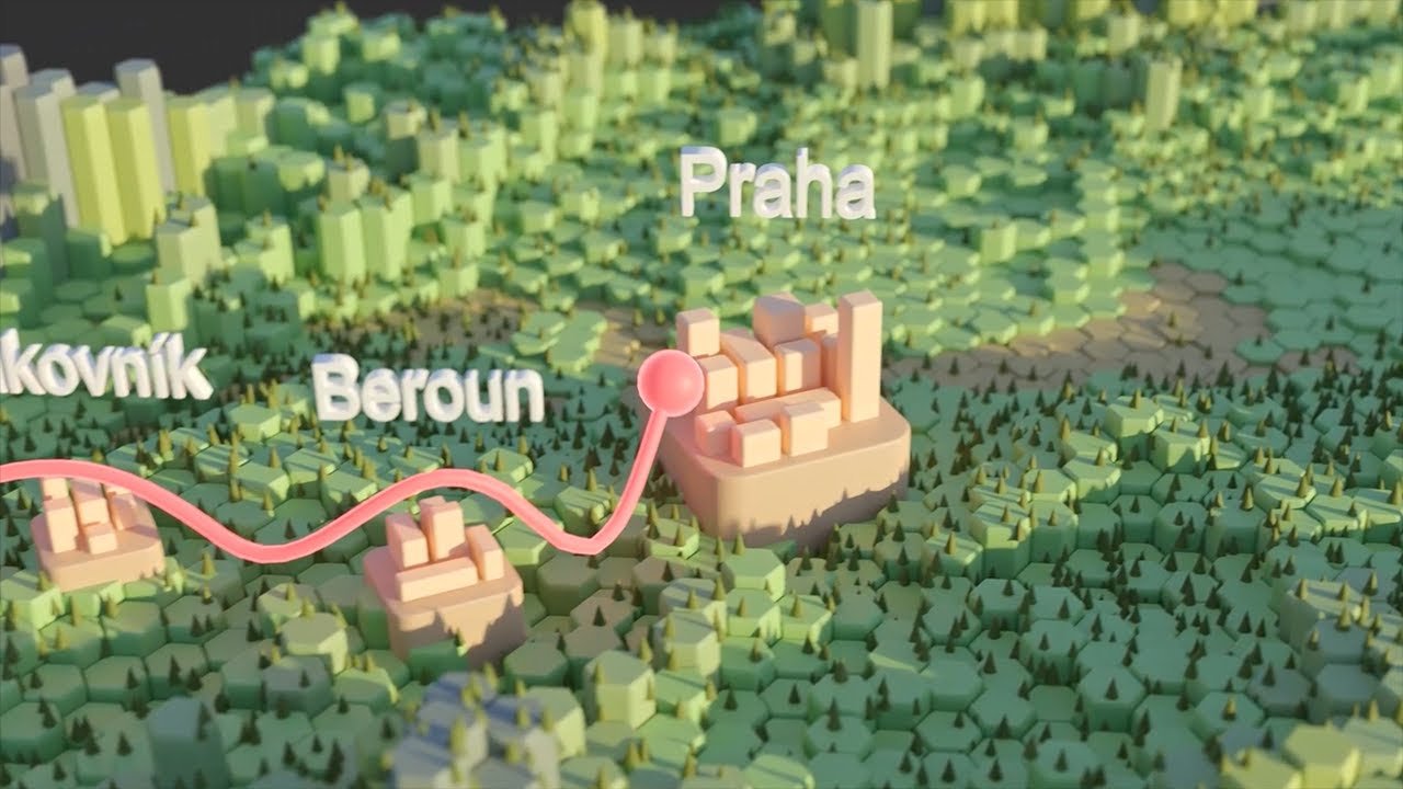 3D map of the Czech Republic | Charity event from Darujeme Milion