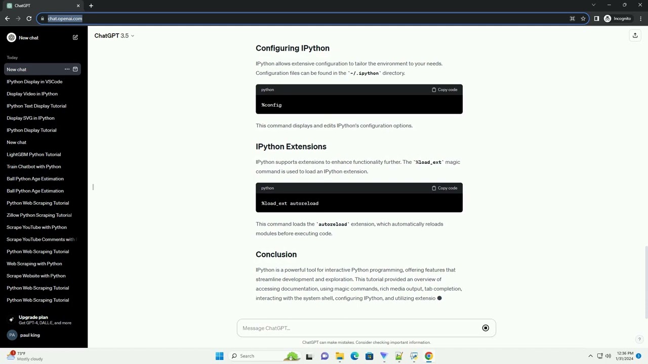 ipython documentation