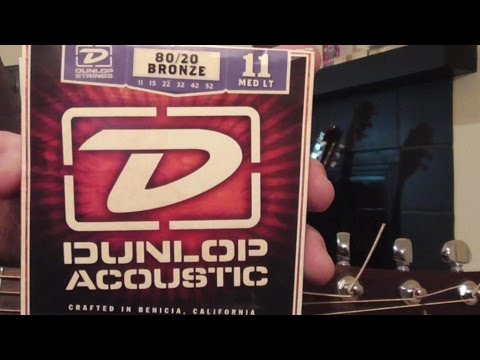 Dunlop Guitar Strings VS D'Addario Ernie Ball Martin Review What is the Best String