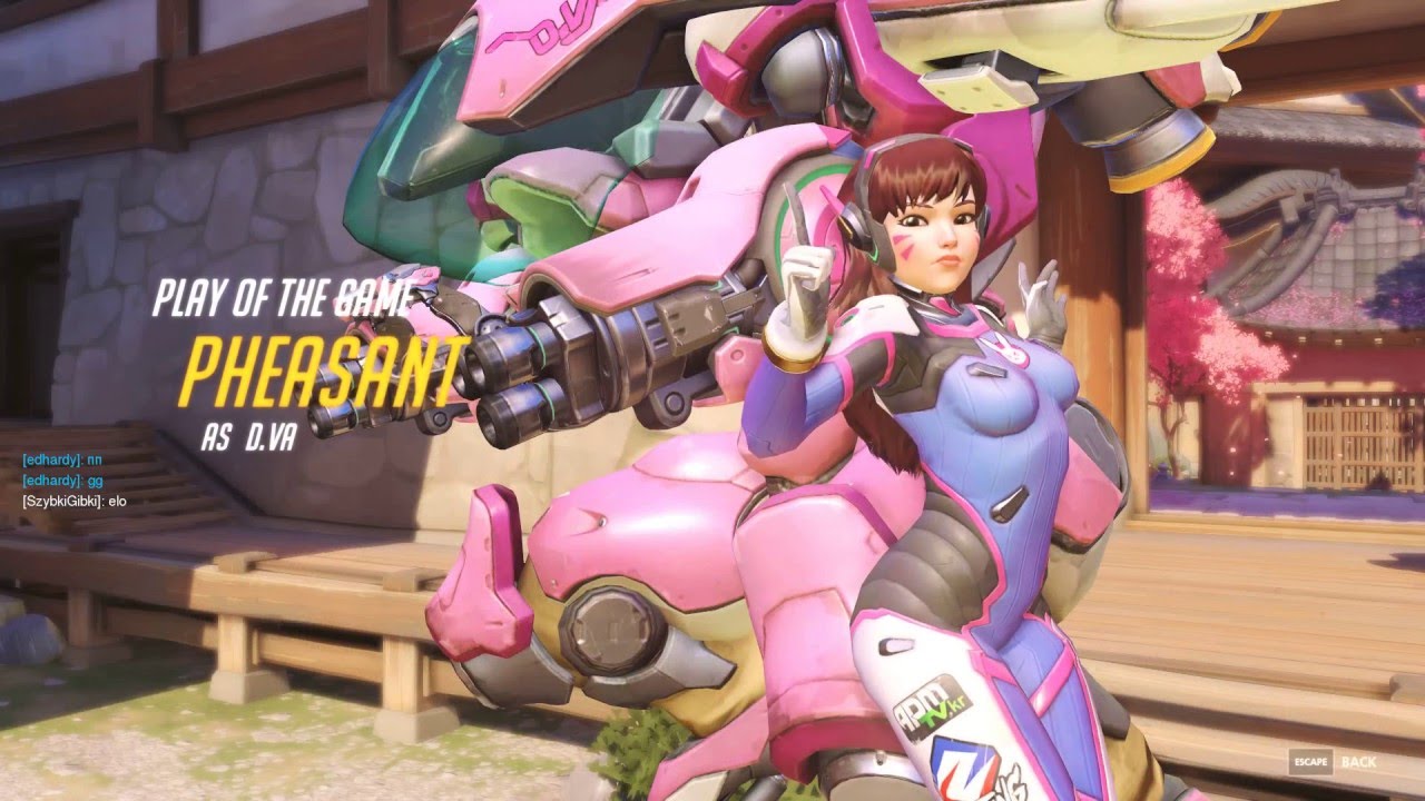 Overwatch Beta D.VA Ultimate Quintuple (5) Kill