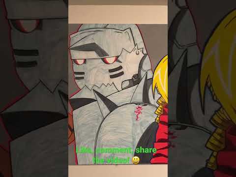 2 weeks/ I finally Finished this art piece! Fullmetal Alchemist