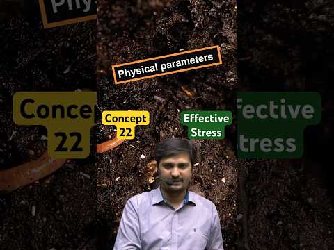 Concept-22 | Effective Stress | Soil Mechanics Shorts By Dushyant Sir