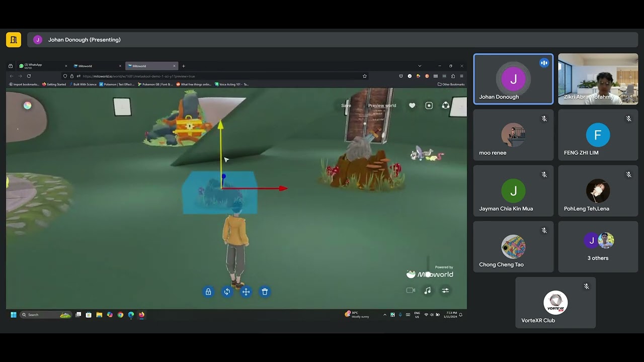 Mitoworld Online Workshop (XR Jam 2024: MindScape)