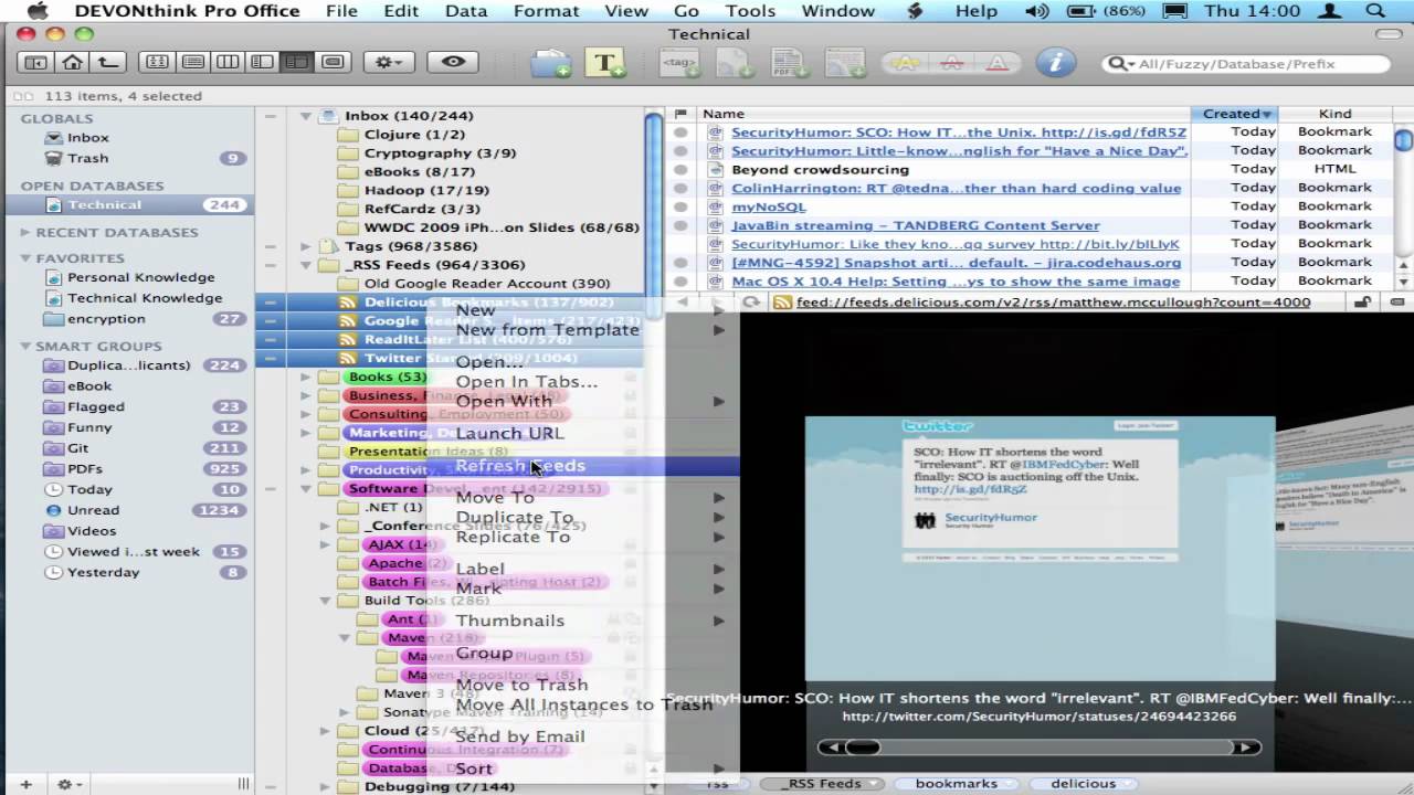 DevonThink for Tech Information Management Screencast.screenflow