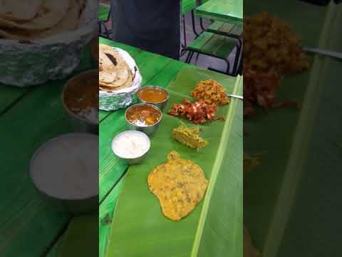 Andhra Veg Thali on Banana leaf | Pune