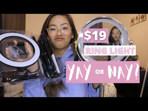 KMART STUDIO RING LIGHT PRODUCT REVIEW l ANNE EUNICE