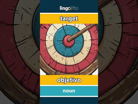 🇬🇧🇪🇸 target - objetivo : learn English : aprendamos inglés : vocabulary builder