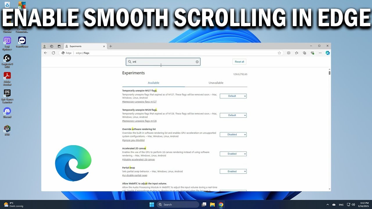 How To Enable Smooth Scrolling in Microsoft Edge - Easy Fix