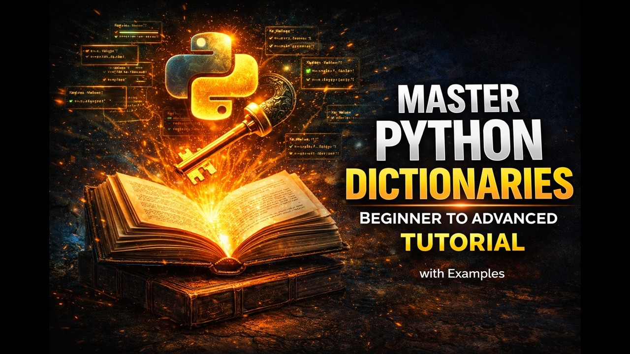 Master Python Dictionaries | Beginner to Advanced Tutorial with Examples