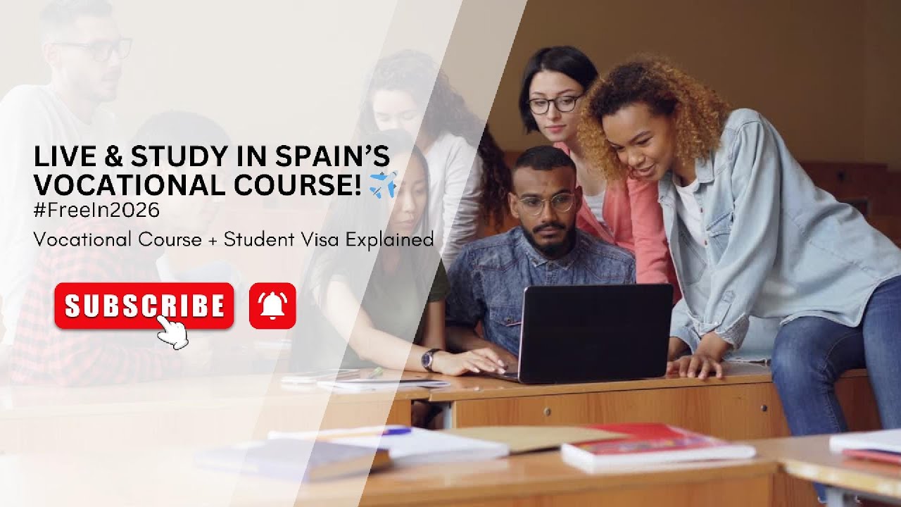 🎓Study in Spain FREE in 2026 | Vocational Courses + Student Visa Guide | Live & Learn in Extremadura