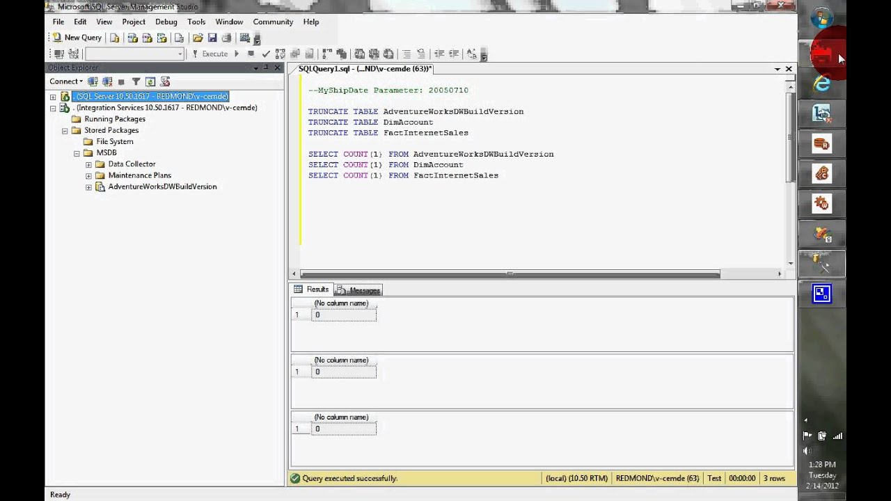 Parallel Processing ETL - SSIS Package Orchestration