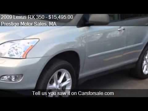 2009 Lexus RX 350 for sale in Malden, MA 02148 at the Presti