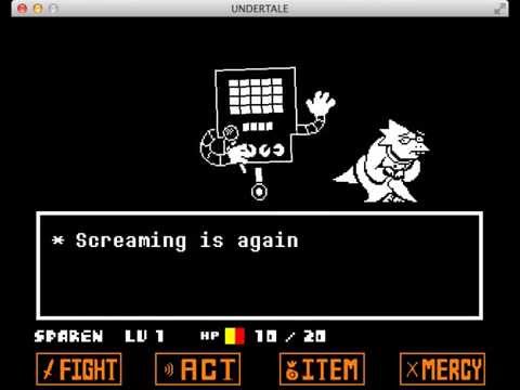 Let's Play Undertale 012 - Quiz Show and Cooking With a Killer Robot