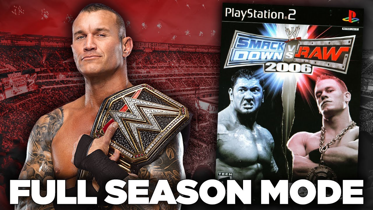 'WWE SmackDown! vs. RAW 2006' FULL SEASON MODE with Randy Orton!