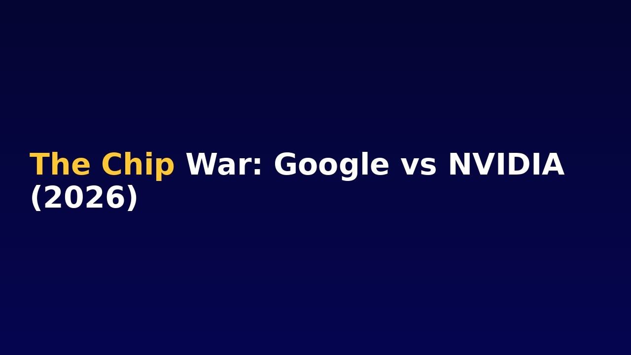 The Chip War: Google vs NVIDIA (2026)