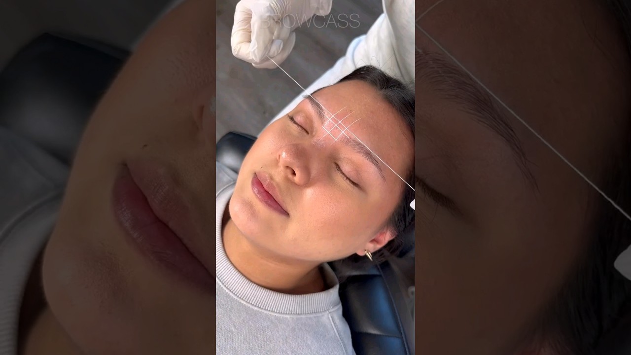 Marcação com linha e henna  | Design de Sobrancelhas ❤       #sobrancelhas #design