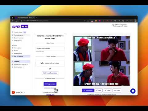 Train your own meme template | Supermeme.ai