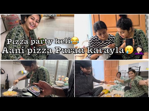 PIZZA BANVAYLA GELO AANI KARAPALA🥲😂🔥 | PAYAL PATIL VLOG ♥️💃