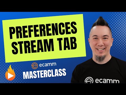 Ecamm Live Preferences Stream Tab - Optimizing Quality for Live Video Recording