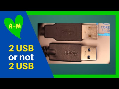 How to identify USB 2 and USB 3 ports on a computer
