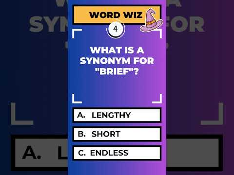 Word Wiz: Synonym Search - Brief