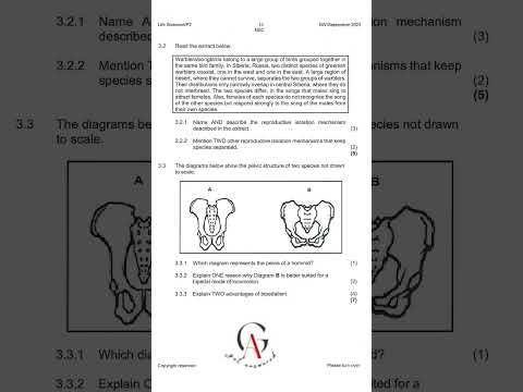 LIFE SCIENCES GRADE 12 PAPER 2 HUMAN EVOLUTION 2023 NW. GET ANSWERED