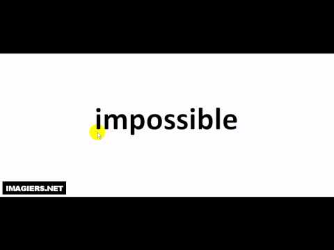 How to pronounce in French # impossible