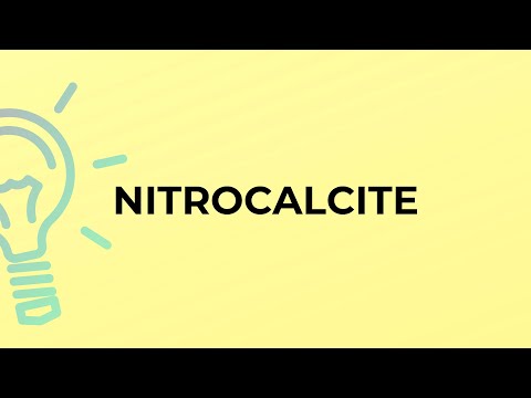 What is the meaning of the word NITROCALCITE?