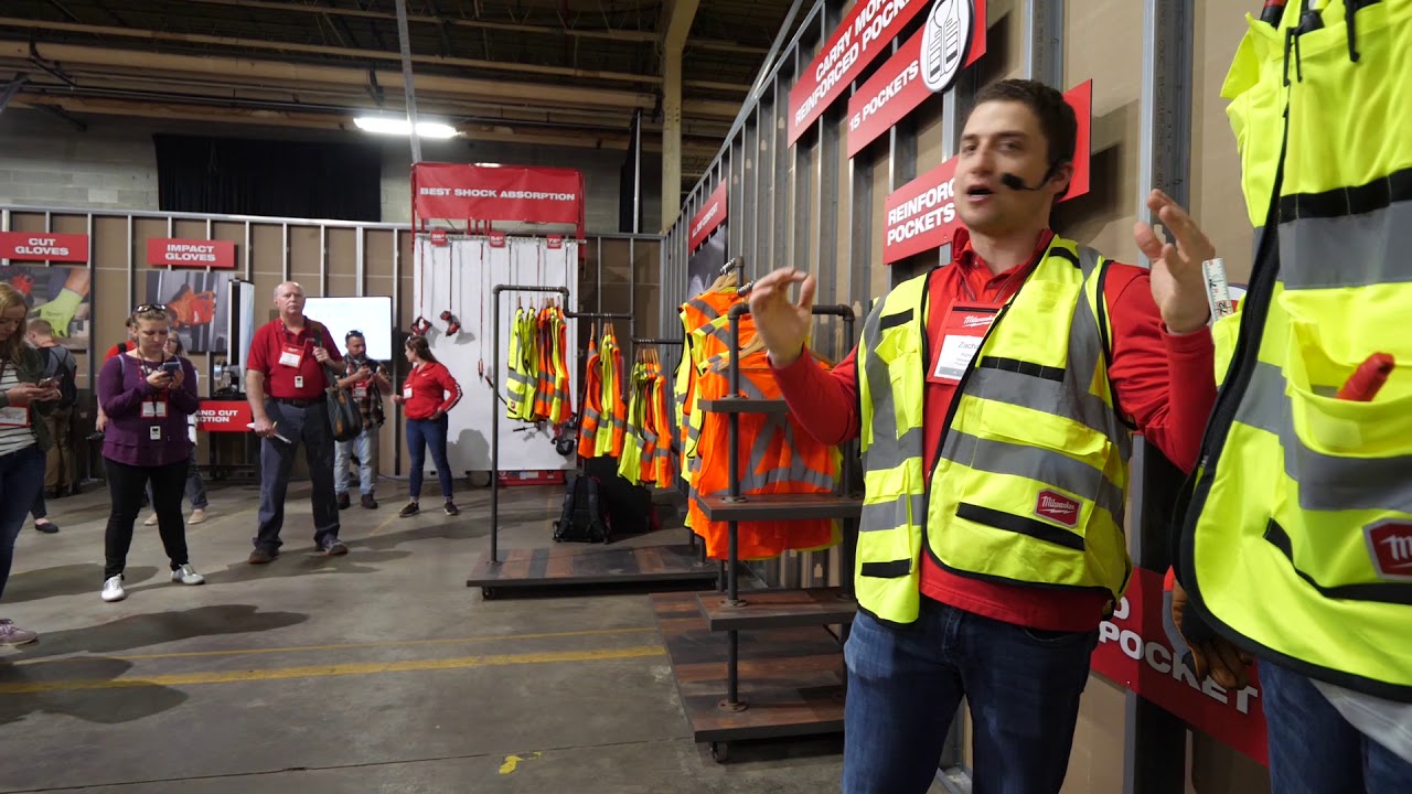 Milwaukee Class 2 Safety Vests with Lots & Lots of Pockets #NPS19
