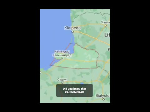Did you know that KALININGRAD...